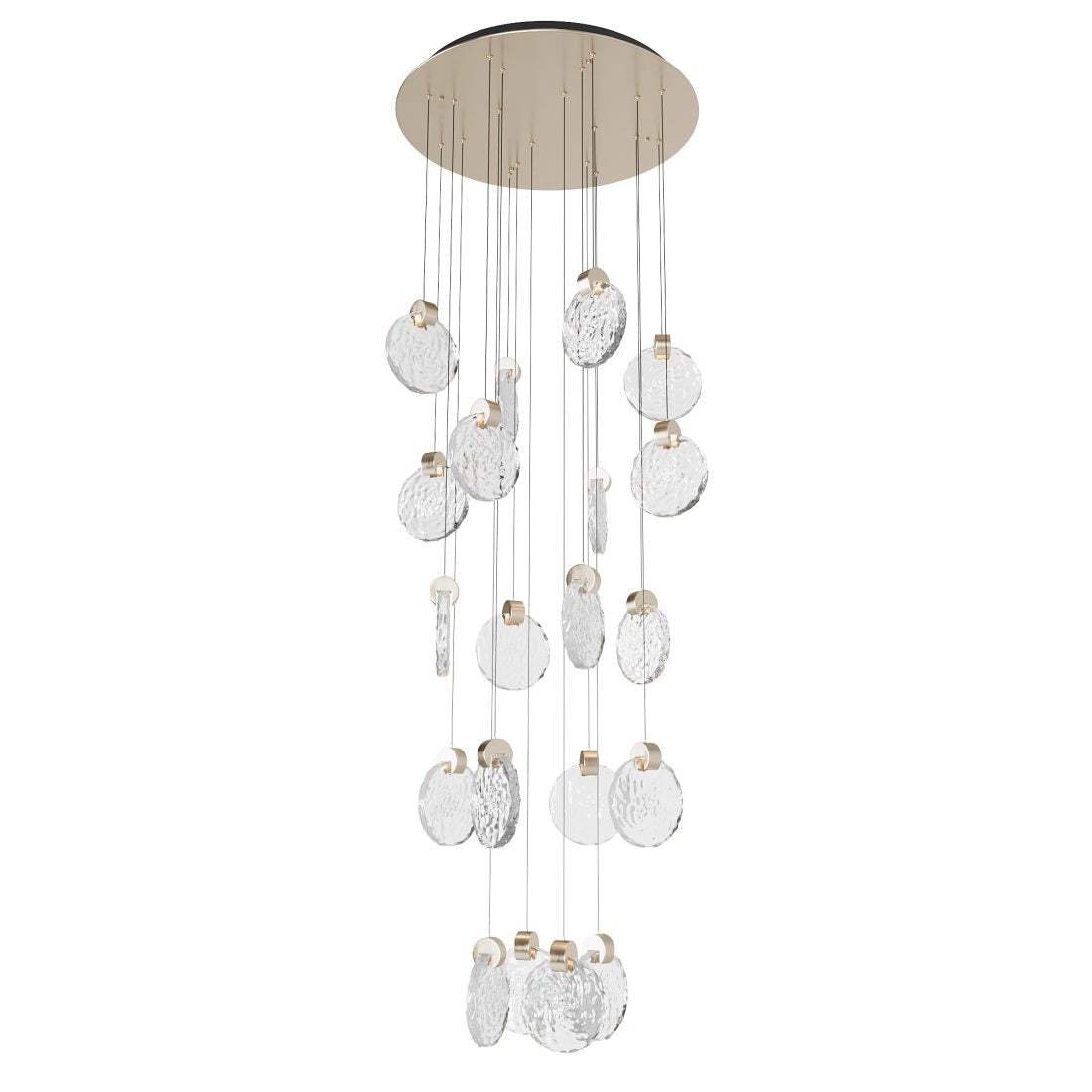 LUNIVELLE Gold Crystal Pendant Lamp – Home Quarters Furnishings