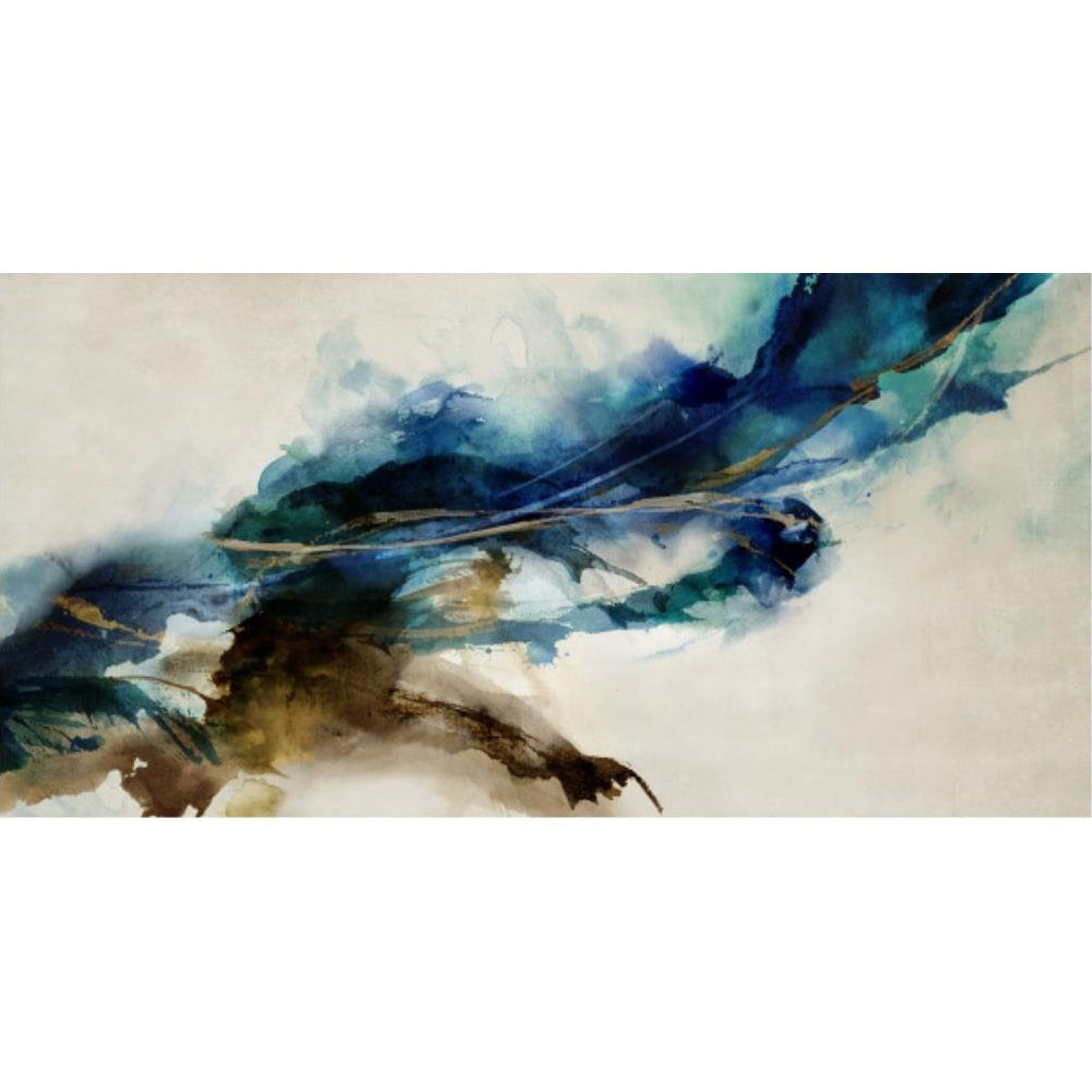 DORIAN Cerulean Movement Abstract Canvas – Home Quarters Furnishings