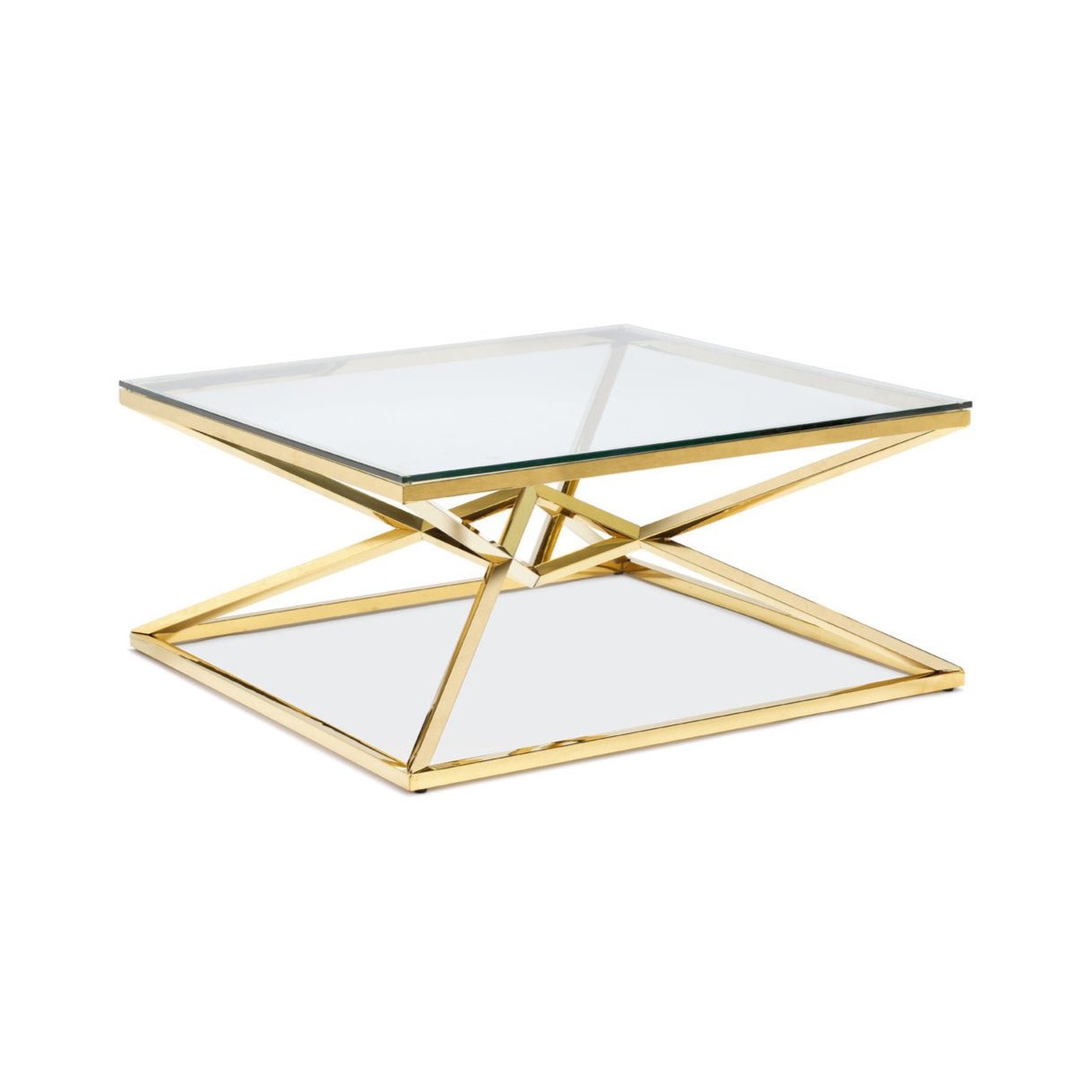 DOHA Glass Coffee Table – Home Quarters Furnishings