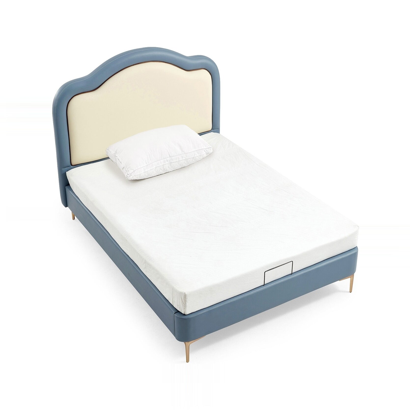 QUENTIN Dreamy Blue Bed – Home Quarters Furnishings