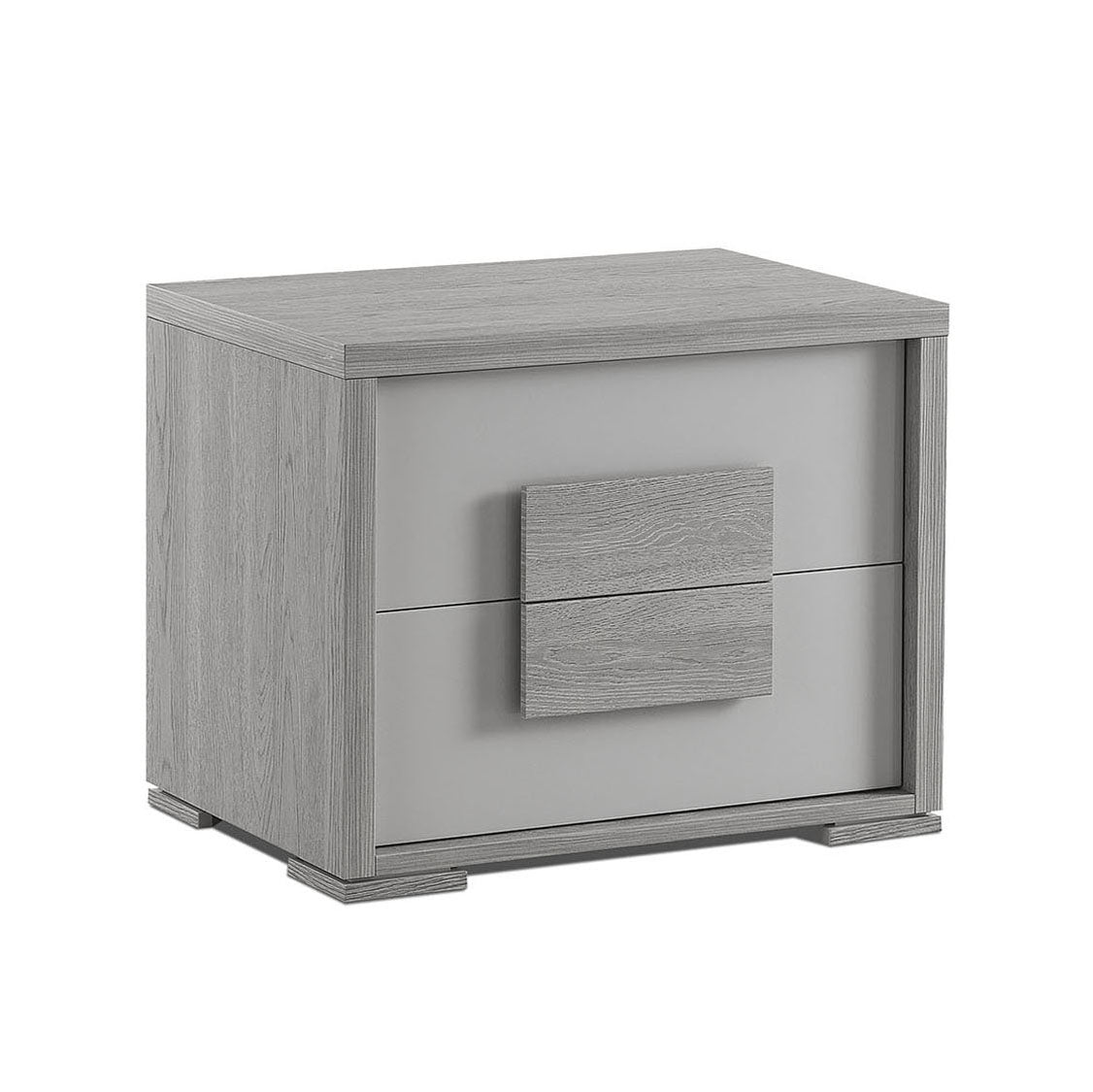 LIA Silver Ash Nightstand - Fabelli Italia – Home Quarters Furnishings