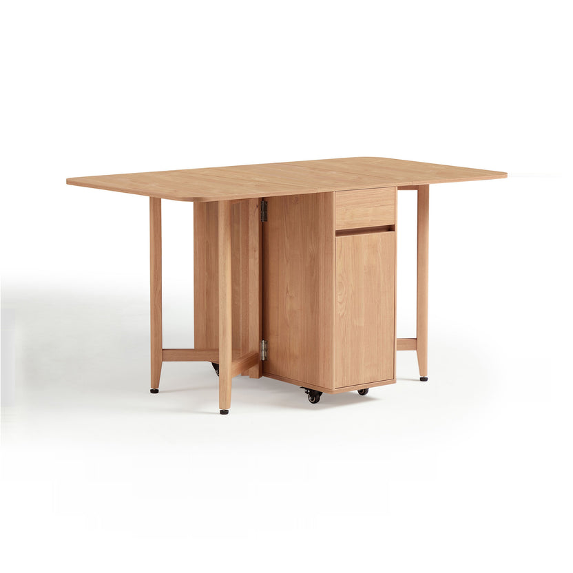 NORA Extendable Office Table with Storage Cabinet – Home Quarters ...