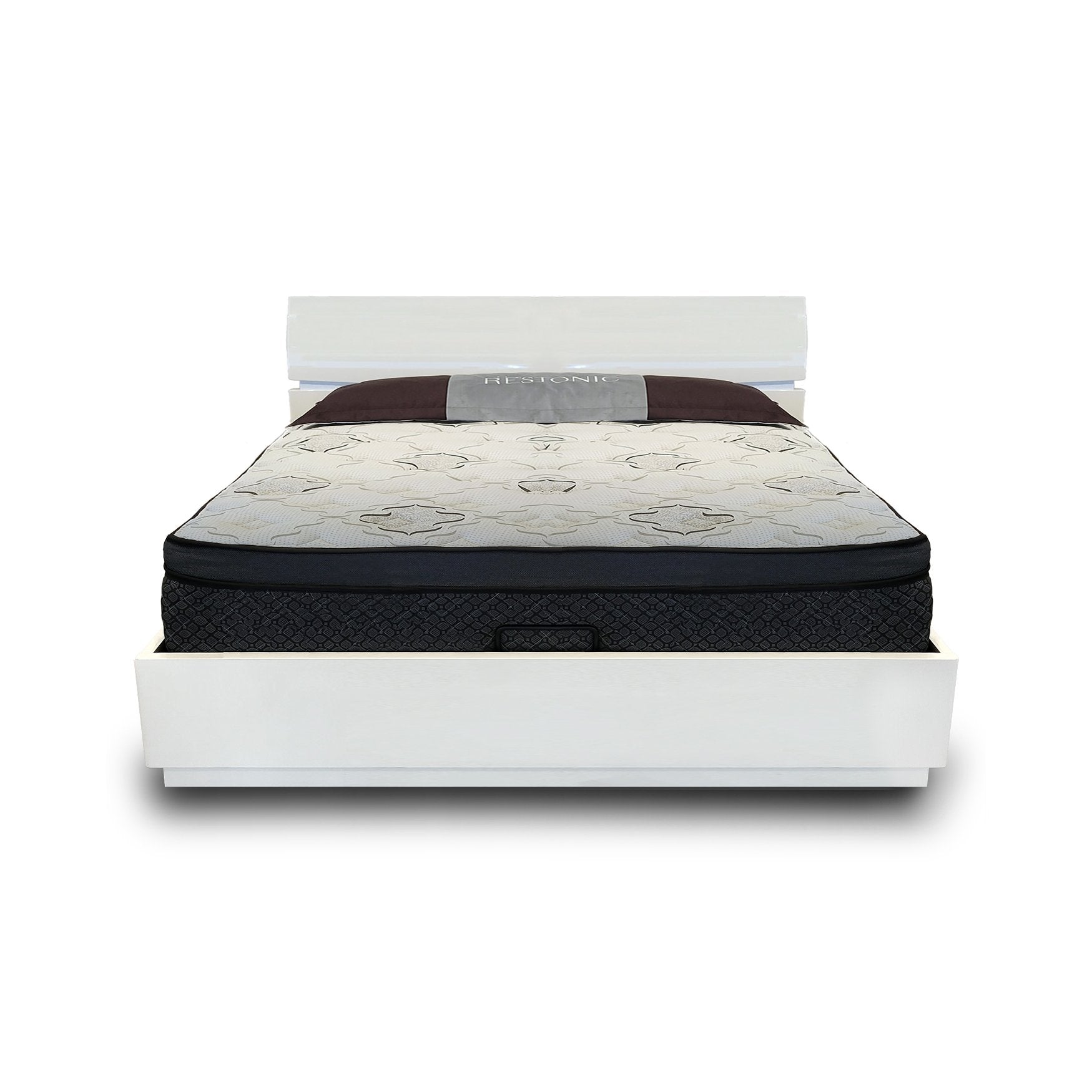 ANGELA White Bed – Home Quarters Furnishings
