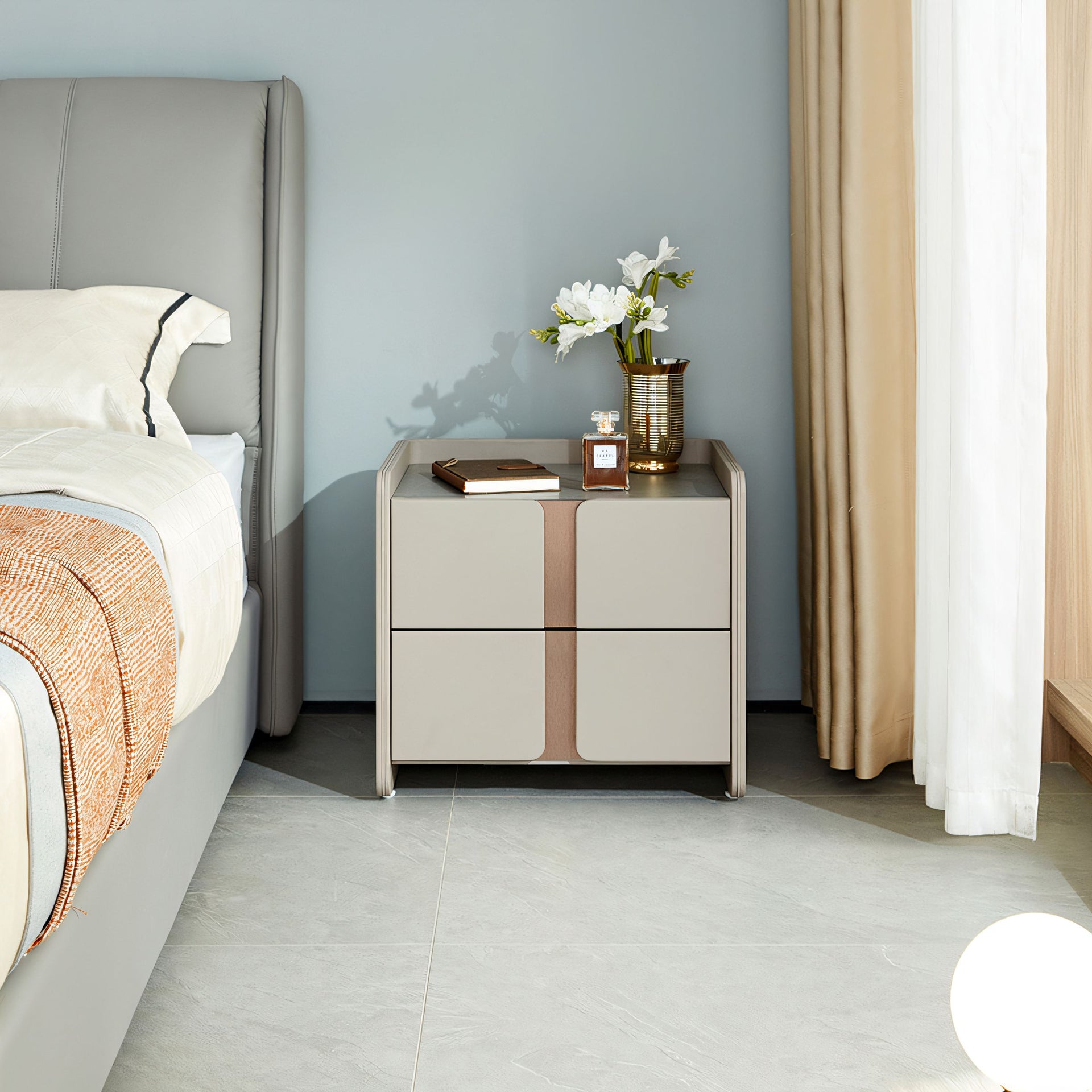 CHARLOTTE Sintered Stone Nightstand – Home Quarters Furnishings